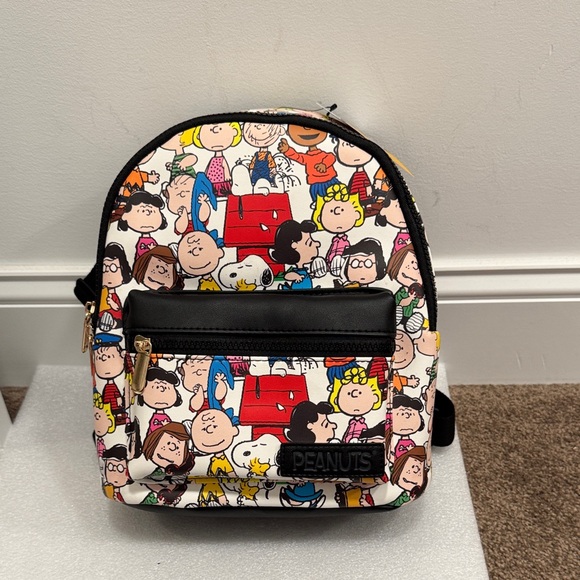 Bioworld | Bags | Bioworld Peanuts Mini Backpack Bag Nwt | Poshmark